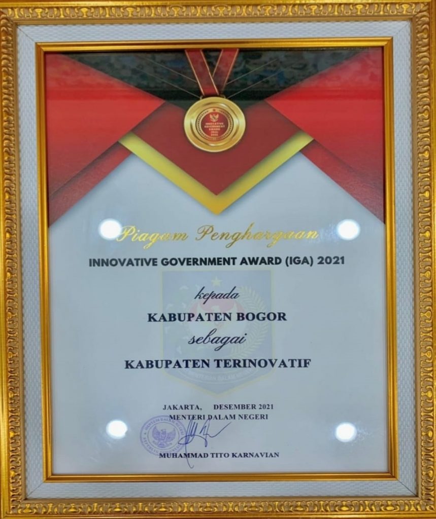 Innovative Government Award (IGA) 2021 - Bogor Pain Center